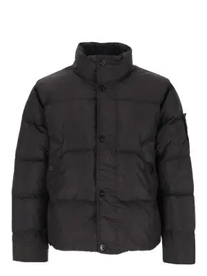 Stone Island Short Down Jacket - Black