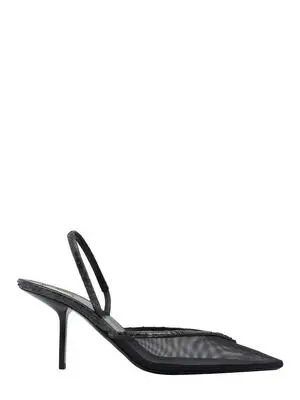 Saint Laurent Calf Leather Pump - Black