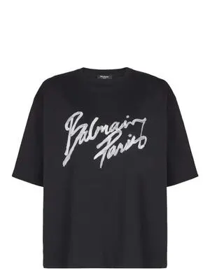 Balmain Logo T-shirt - Black