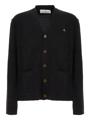 VIVIENNE WESTWOOD V-neck Cardigan - Multicolor