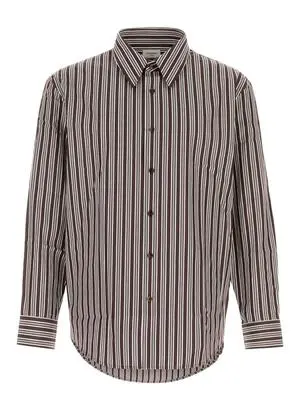 Saint Laurent Embroidered Poplin Shirt - Multicolor