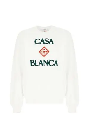 Casablanca Casa" Graphic Sweatshirt - Multicolor