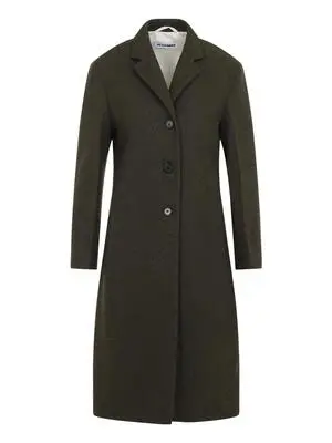 JIL SANDER Slim Straight Knee-length Coat - Green