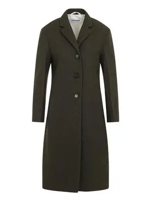 JIL SANDER Slim Straight Knee-length Coat - Green