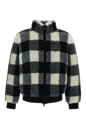 Givenchy Checked Fleece Blouson - Multicolor