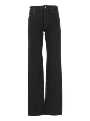 Saint Laurent Straight Jeans - Black