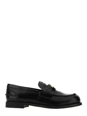 Miu Miu Calf Leather Loafer - Black