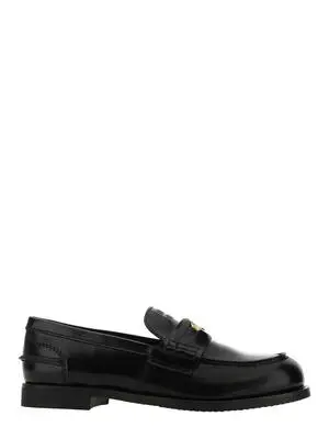 Miu Miu Calf Leather Loafer - Black