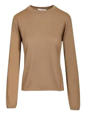 Max Mara Cashmere Crew Neck Sweater - Brown