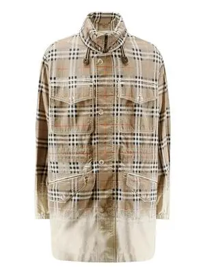 Burberry Lancaster Cotton Coat - Multicolor