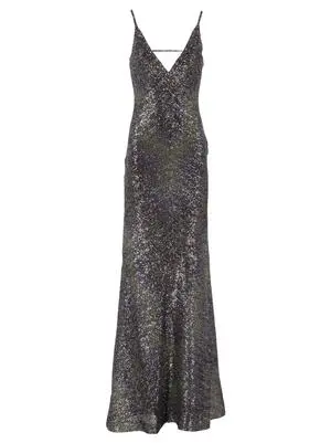 Missoni Sequin Lamé Viscose Blend Long Dress - Multicolor