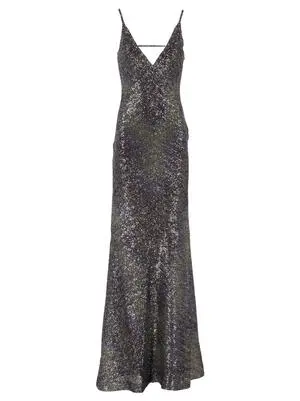 Missoni Sequin Lamé Viscose Blend Long Dress - Multicolor