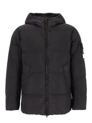 Stone Island Down Jacket - Black