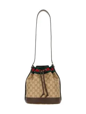 Gucci Monogram Bucket Bag - Multicolor