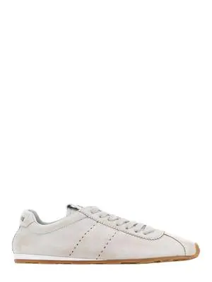 Miu Miu Leather Sneakers - White