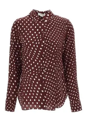 Stella McCartney Polka Dots Printed Silk Shirt - Multicolor