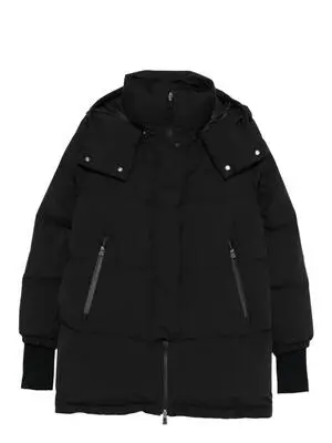 Herno Two Layers Hooded Puffer Coat - Black