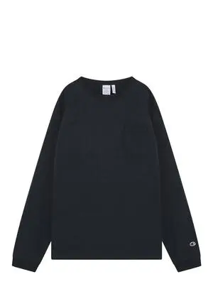 Champion Navy Long-sleeved T-shirt - Blue