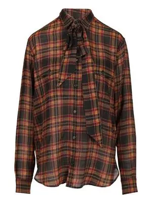 Saint Laurent Lavalliére Cassandre Shirt - Multicolor
