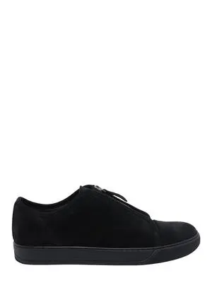 LANVIN Lanvin Men Suede Dbb1 Zip Sneakers Black