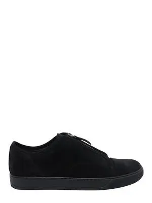 LANVIN Suede Dbb1 Zip Sneakers - Black