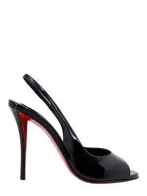 CHRISTIAN LOUBOUTIN Patent Leather Sandals - Black
