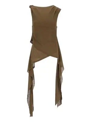 GANNI Mesh Top - Green