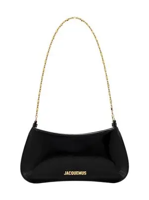 Jacquemus Chain Shoulder Bag - Black