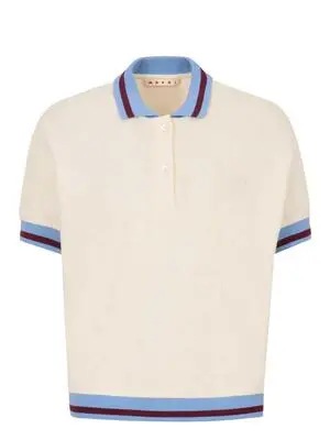 Marni Striped Detail Polo Shirt - Multicolor