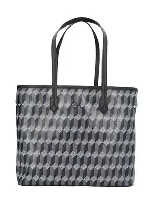 AU DEPART Monogrammed Tote Bag - Blue
