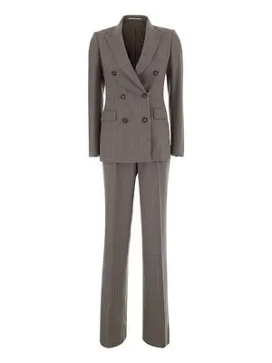 Tagliatore Paris Wool Suit - Cream