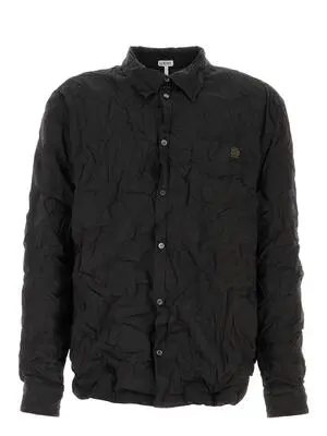 Loewe Poplin Shirt - Black