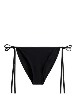 TOTEME Scoop Nylon Bikini Bottom - Black