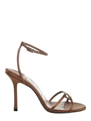 JIMMY CHOO Jimmy Choo Women Leo 100 Sandals Brown