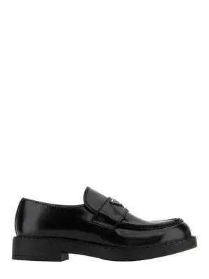 Prada Leather Loafers - Black
