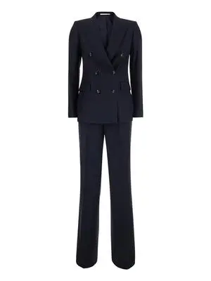 Tagliatore Double-breasted Suit With Peak Lapel - Multicolor