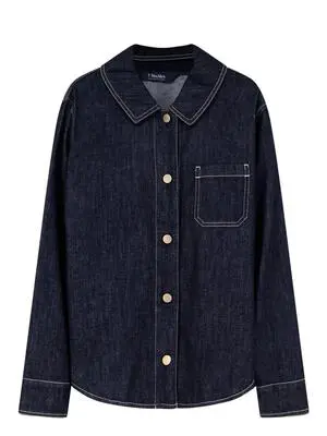 Max Mara S MAX MARA Denim Shirt Multicolor