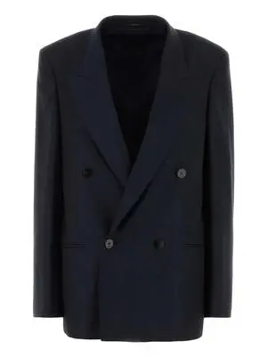 Gucci Wool Dark Blazer - Blue