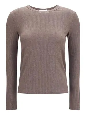 Max Mara Ribbed Long-sleeve Sweater - Brown