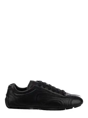 Prada Leather Lace-up Sneakers - Multicolor