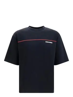 Dsquared2 Loose-fit Logo T-shirt - Black