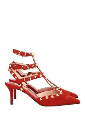 Valentino Garavani Rockstud Pumps - Red