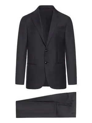 Giorgio Armani Tailored Wool And Cashmere Suit - Multicolor