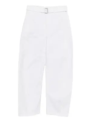 LEMAIRE LEMAIRE Twisted Denim Trousers Gray