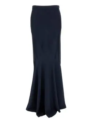 Max Mara Max Mara Studio Women Envers Satin Long Skirt Multicolor