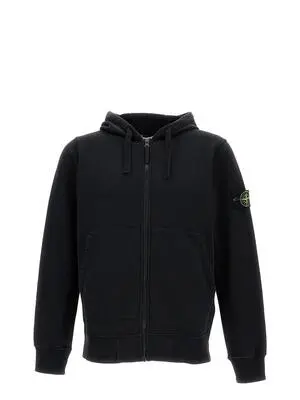 Stone Island STONE ISLAND Cotton Fleece Zip Up Hoodie Multicolor