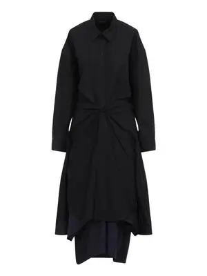 Balenciaga Maxi Patched Shirt - Black