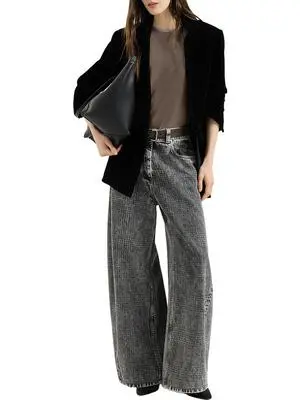 Brunello Cucinelli Jersey T-shirt With Faux Layering - Multicolor