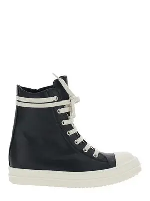 Rick Owens Leather High-top Sneakers - Multicolor