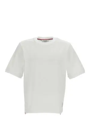 Thom Browne Ottoman 4 Bar Tee Shirt - Multicolor
